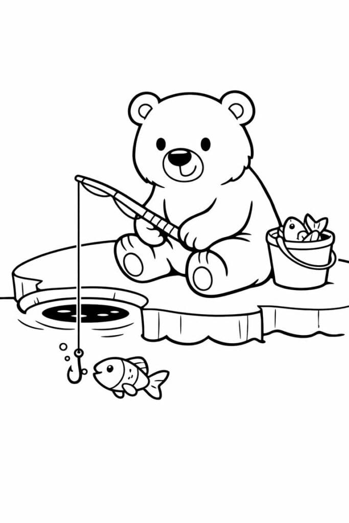 Tegninger af Fisk til print & farvelægning » DoodleDrop